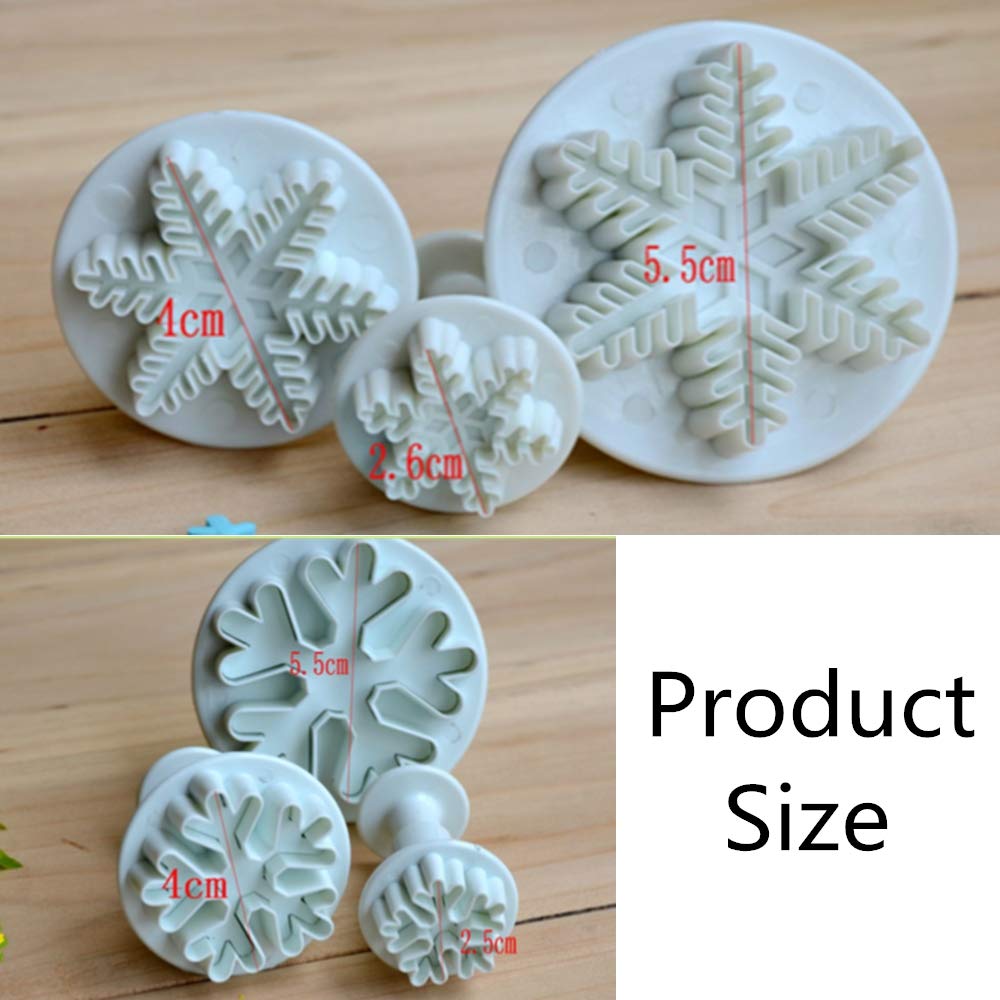 LSTCPGLAI 6-Piece Clay Cutters Embossing Tool Set - Fondant Cookie Cutter Cupcake Decorating Tools for Wedding, Birthday, Baby Shower, Party