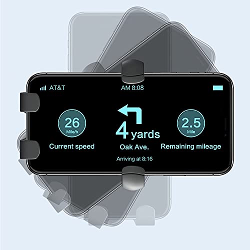 Car Mount for Iphone Cute, Kawaii Hands Free Vent Phone Holder for Air Vent Dashboard Windshield Compatible with iPhone 12 Pro Max/XR/XS/X/11/8/7 Plus/6s/Samsung S20 Ultra/Note 10/S8 Plus/S7 Edge