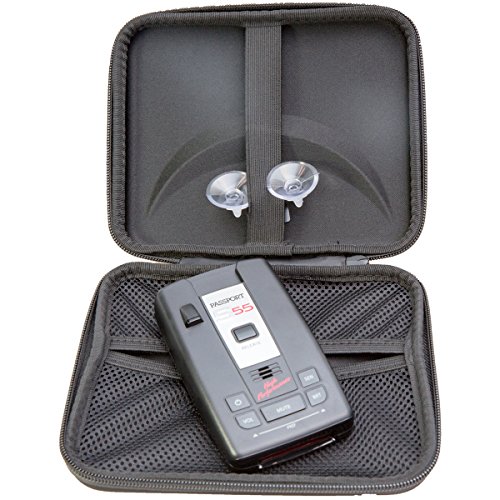 Escort Passport S55 Radar Detector β Extended Long Range, Escort Live App, AutoMute, AutoSensitivity, Audible Alerts, Adjustable LED Display, Signal Strength Meter, Black