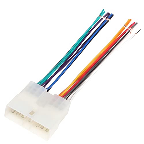 RED WOLF Replacement for 1988-1996 Jeep Eagle Wrangler YJ, 1990-1992 Dodge Monaco Aftermarket Radio Stereo Wiring Harness Adapter Connector