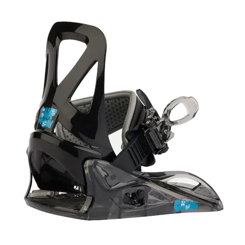 Burton Grom Snowboard Bindings, Black, M
