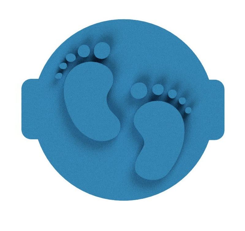 The Cookie Cutter Hub Baby Feet Embosser No 113 /Stamp for Cupcakes Fondant Icing Clay Cake Baking Decoration
