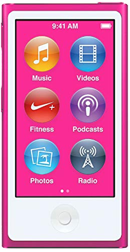 M-Player iPod Nano 7th Generation 16gb Purple (Generic Headset and Charging Cord) Packaged in Plain White Box