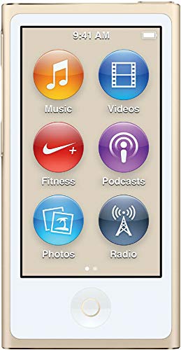M-Player iPod Nano 7th Generation 16gb Purple (Generic Headset and Charging Cord) Packaged in Plain White Box