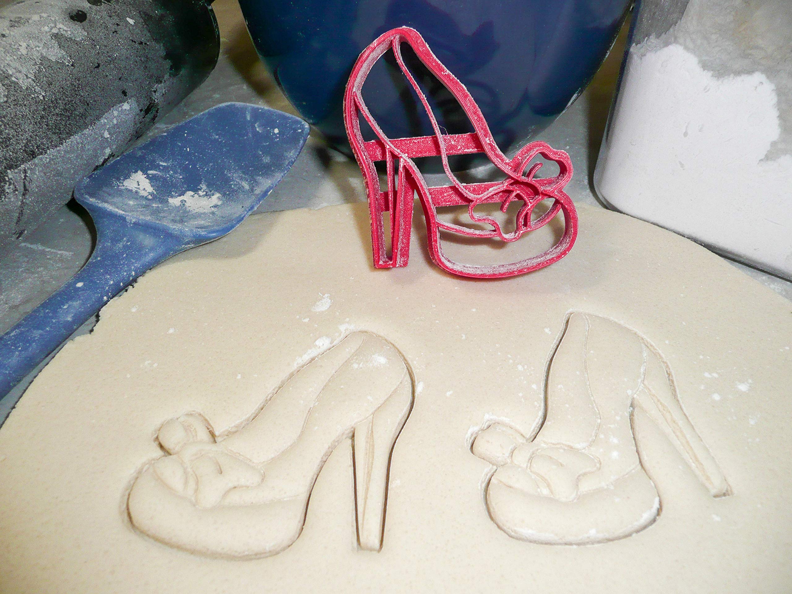 WHEELS OR HEELS GENDER REVEAL BABY SHOWER SET OF 3 COOKIE CUTTER MADE IN USA PR1193