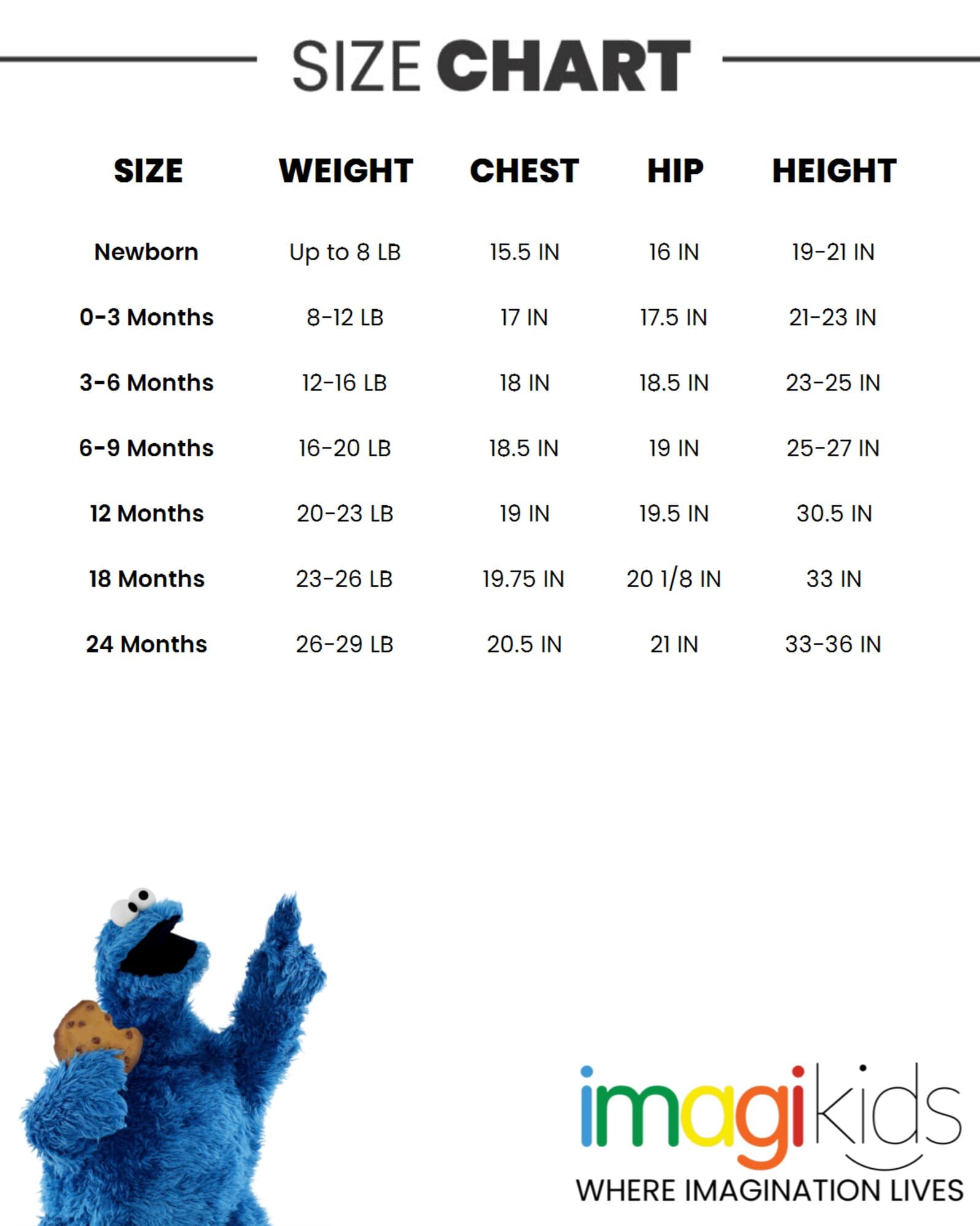 Sesame Street Baby Boys 2 Pack Zip-Up Long Sleeve Sleep N' Play Coverall 3-6 Months