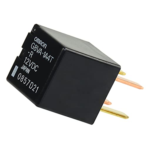 Aeola 1 Pack G8VA1A4TR 4 Pin Automotive Air Conditioner, Speaker Relay Fits for Harley G8VA1A4TR01, 68207357AA,68207357AA,68055797AA, 68207357AA, DC12, G8VA-1A4T-R01, VH28-11F24-S01, VH2811F24S01