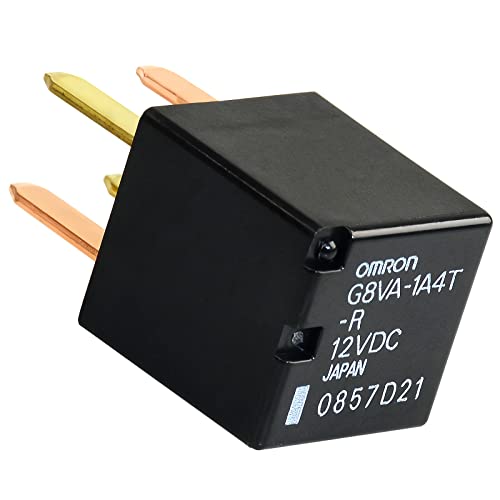 Aeola 1 Pack G8VA1A4TR 4 Pin Automotive Air Conditioner, Speaker Relay Fits for Harley G8VA1A4TR01, 68207357AA,68207357AA,68055797AA, 68207357AA, DC12, G8VA-1A4T-R01, VH28-11F24-S01, VH2811F24S01