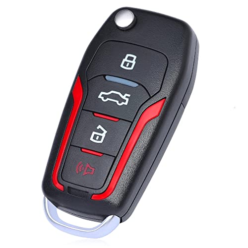 Keymall keyless Entry Replacement Car Key Fob Remote Transmitter 4D63 for Ford, Lincoln, Mercury CWTWB1U345