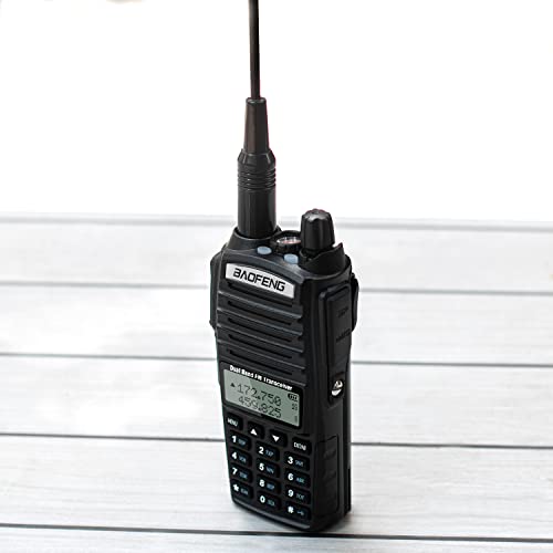 BAOFENG UV-82 8W Handheld Ham Radio, Long Range Portable Ham Radio with Extra 1800mAh Rechargeable Battery, Programming Cable and Antenna (1 Pack)