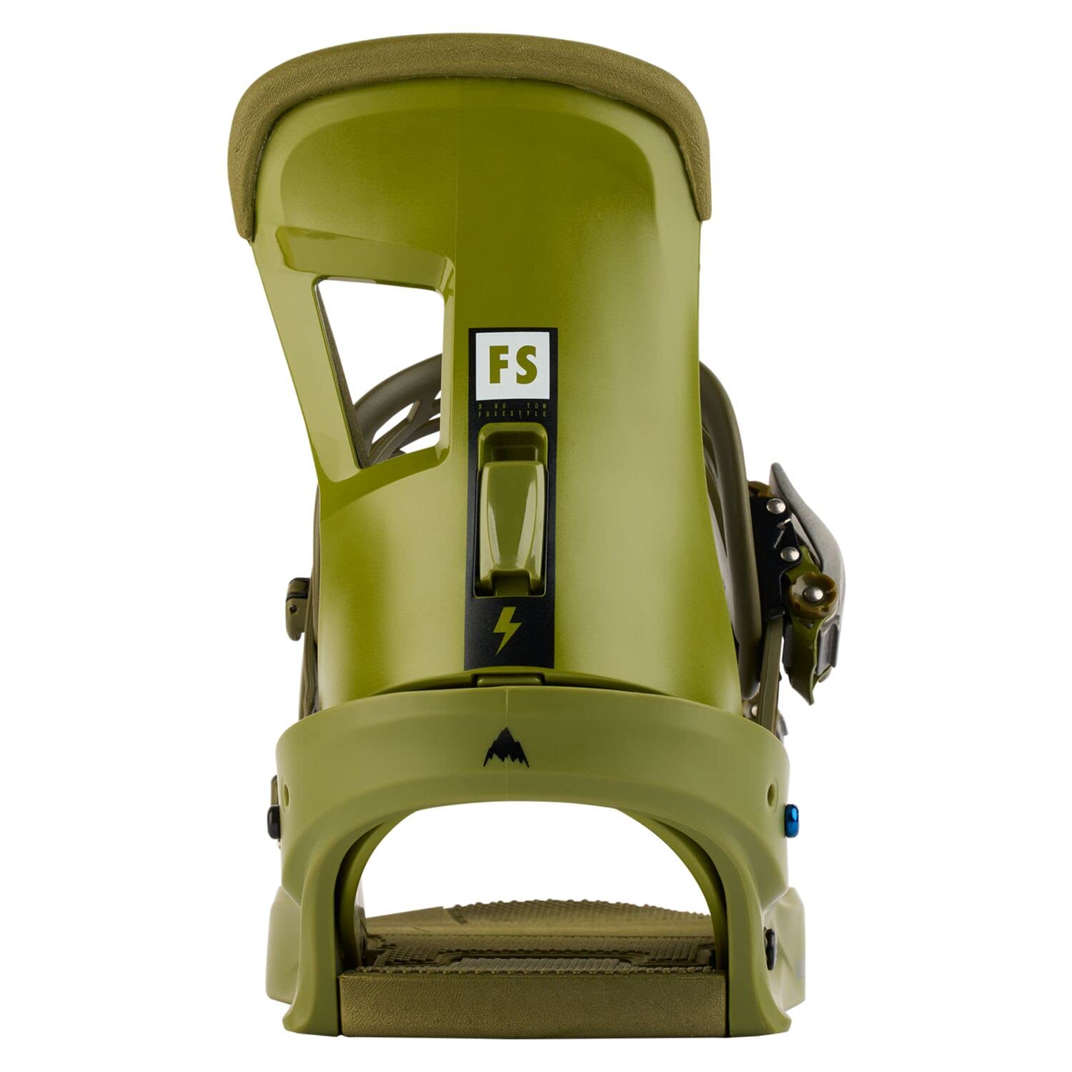 Burton Freestyle Mens Snowboard Bindings Green Sz M (8.5-10.5)
