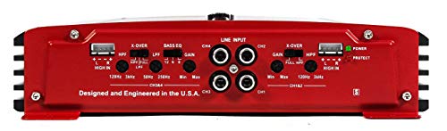 Crunch PX1000.4 Power Amplifier (Class Ab, 4 Channels, 1,000 Watts), 3.70in. x 12.60in. x 10.80in.