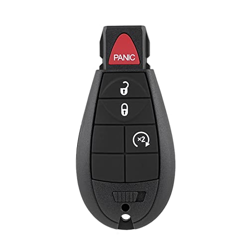 Remote Car Key for Dodge Ram 1500 2013 2014 2015 2016 2017 2018 2019 2020 2021 2500 3500 4500 5500 2013-2018 Pickup Truck Keyless Entry Remote Start Control GQ4-53T (Pack of 2)