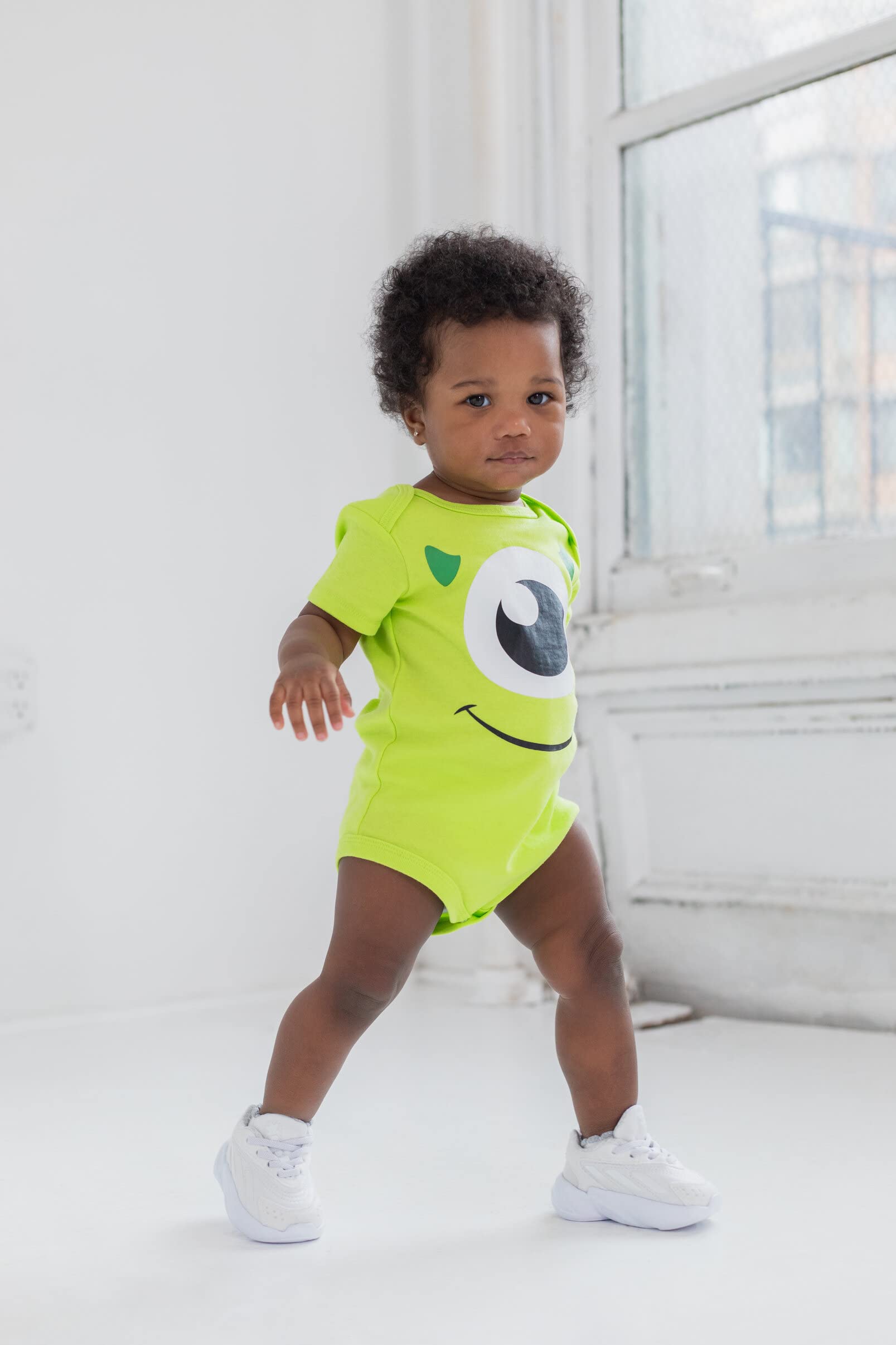 Disney Pixar Newborn Baby Boys 5 Pack Bodysuits 0-3 Months