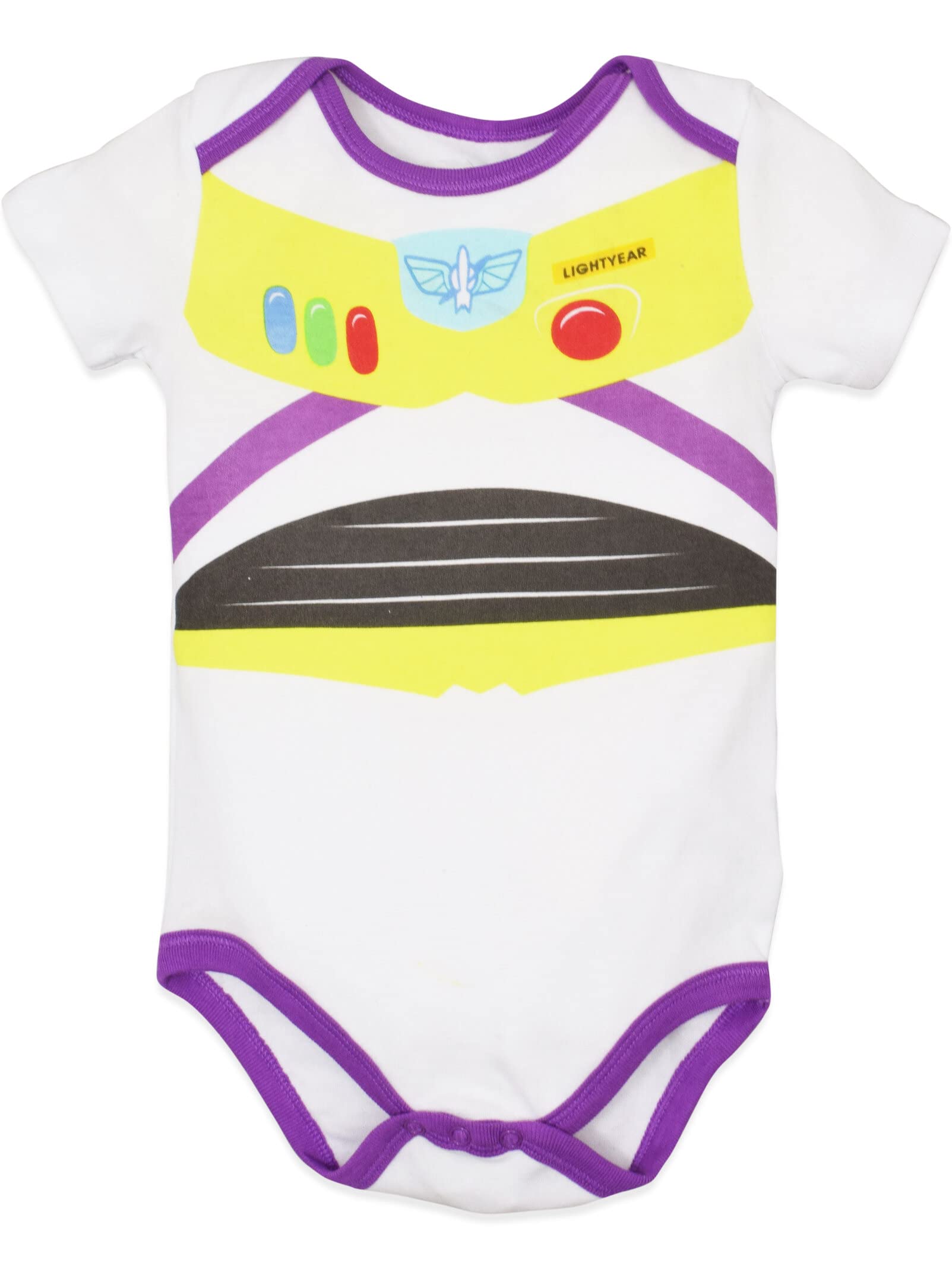 Disney Pixar Newborn Baby Boys 5 Pack Bodysuits 0-3 Months
