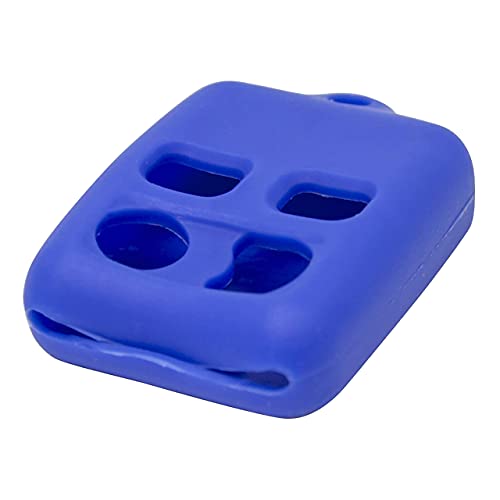 Keyless2Go Replacement for New Silicone Cover Protective Cases for 4 Button Remote Key Fobs CWTWB1U345 CWTWB1U331 - Blue (2 Pack)