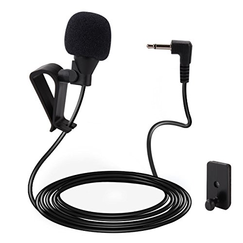 Galabox Mic 3.5mm Microphone External Assembly for Car Vehicle Head Unit Bluetooth Enabled Audio Stereo Radio GPS DVD