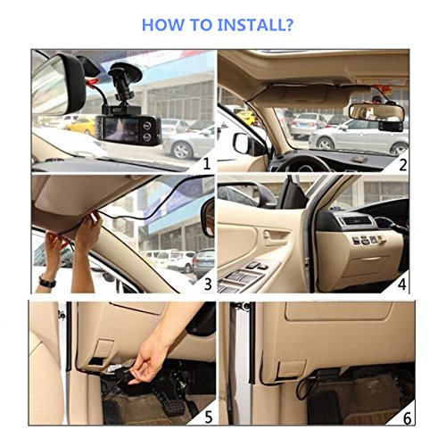REARMASTER Universal OBD Power Cable for Dash Camera,24 Hours Surveillance/Acc Mode with Switch Button(USB Port)