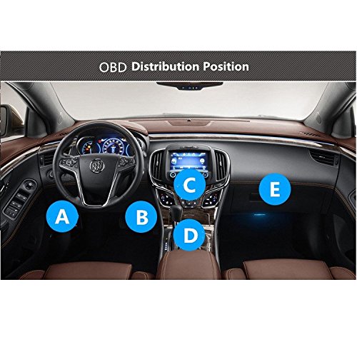 REARMASTER Universal OBD Power Cable for Dash Camera,24 Hours Surveillance/Acc Mode with Switch Button(USB Port)