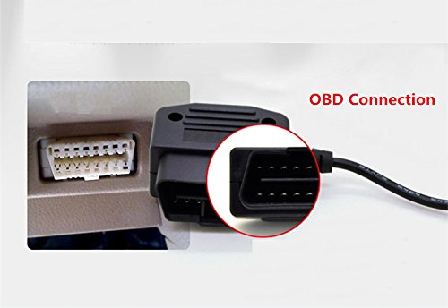 REARMASTER Universal OBD Power Cable for Dash Camera,24 Hours Surveillance/Acc Mode with Switch Button(USB Port)
