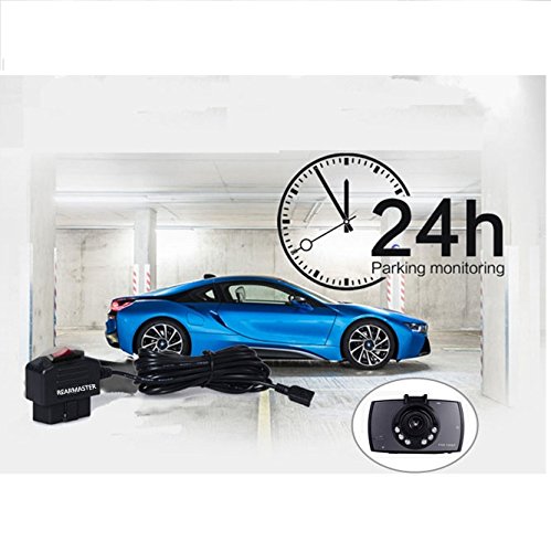 REARMASTER Universal OBD Power Cable for Dash Camera,24 Hours Surveillance/Acc Mode with Switch Button(USB Port)