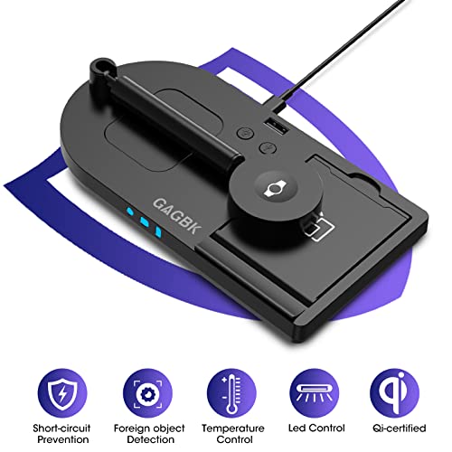 Wireless Charger Samsung, 3 in 1 Flodable Wireless Charging Station for Samsung Galaxy S22/S21/S20, Z Flip, Z Fold Series, Samsung Watch Charger for Galaxy Watch 5/4/3/Active 2, Galaxy Buds 2/Pro/+