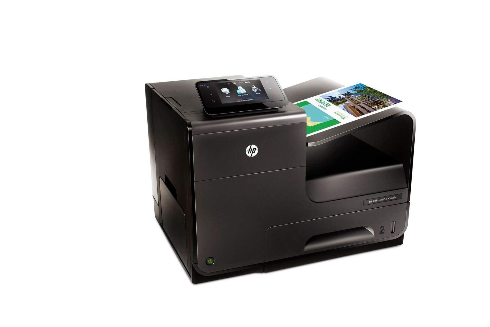 HP Officejet Pro X551DW Inkjet Printer - Color - 2400 x 1200 dpi Print - Plain Paper Print - Desktop (CV037A) (Renewed)