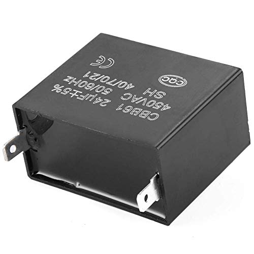 CBB61 Capacitor CBB61 Generator Capacitor, 24uf Starting Capacitor for 400/350/300/250VAC Brushless Gas and Diesel Generators