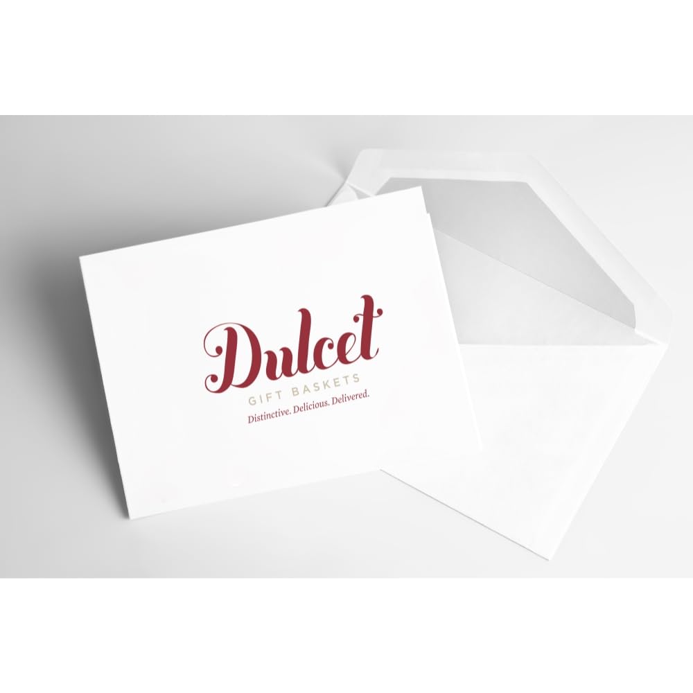 Dulcet Gift Baskets Congratulations Celebration Delightful Cookie Gift Box Assortment with Traditional Black and White - Sprinkle Cookies, - Assorted Flavors Gift for Holidays, Birthday, Baby Shower or Office Gaterings for Men & Women