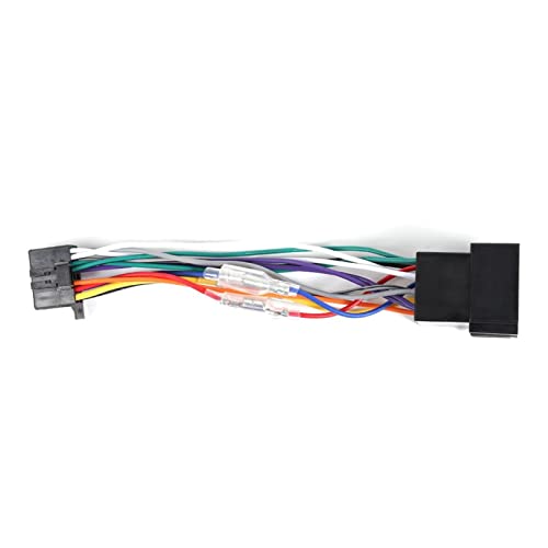 ZHANGTIAN Car Stereo Radio ISO Standard Wiring Harness Connector 16 Pin Stereo Auto Adapter Wiring Harness Connector Fit for Pioneer 2003-on