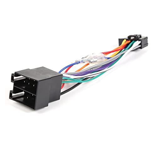 ZHANGTIAN Car Stereo Radio ISO Standard Wiring Harness Connector 16 Pin Stereo Auto Adapter Wiring Harness Connector Fit for Pioneer 2003-on