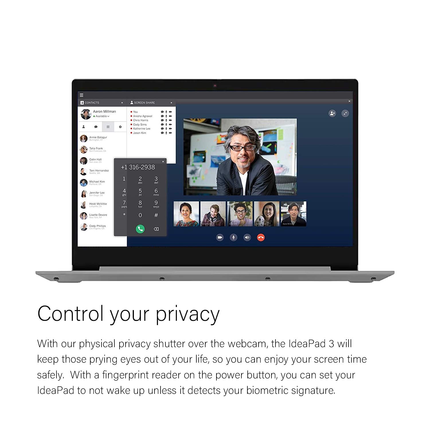 Lenovo IdeaPad 3 Laptop, 15.6" FHD Anti-Glare Display, Intel Core i3-1115G4 Processor, Intel UHD Graphics, Fingerprint Reader, Remote Work Ready, Windows 11 Home in S Mode(20GB RAM | 1TB SSD)