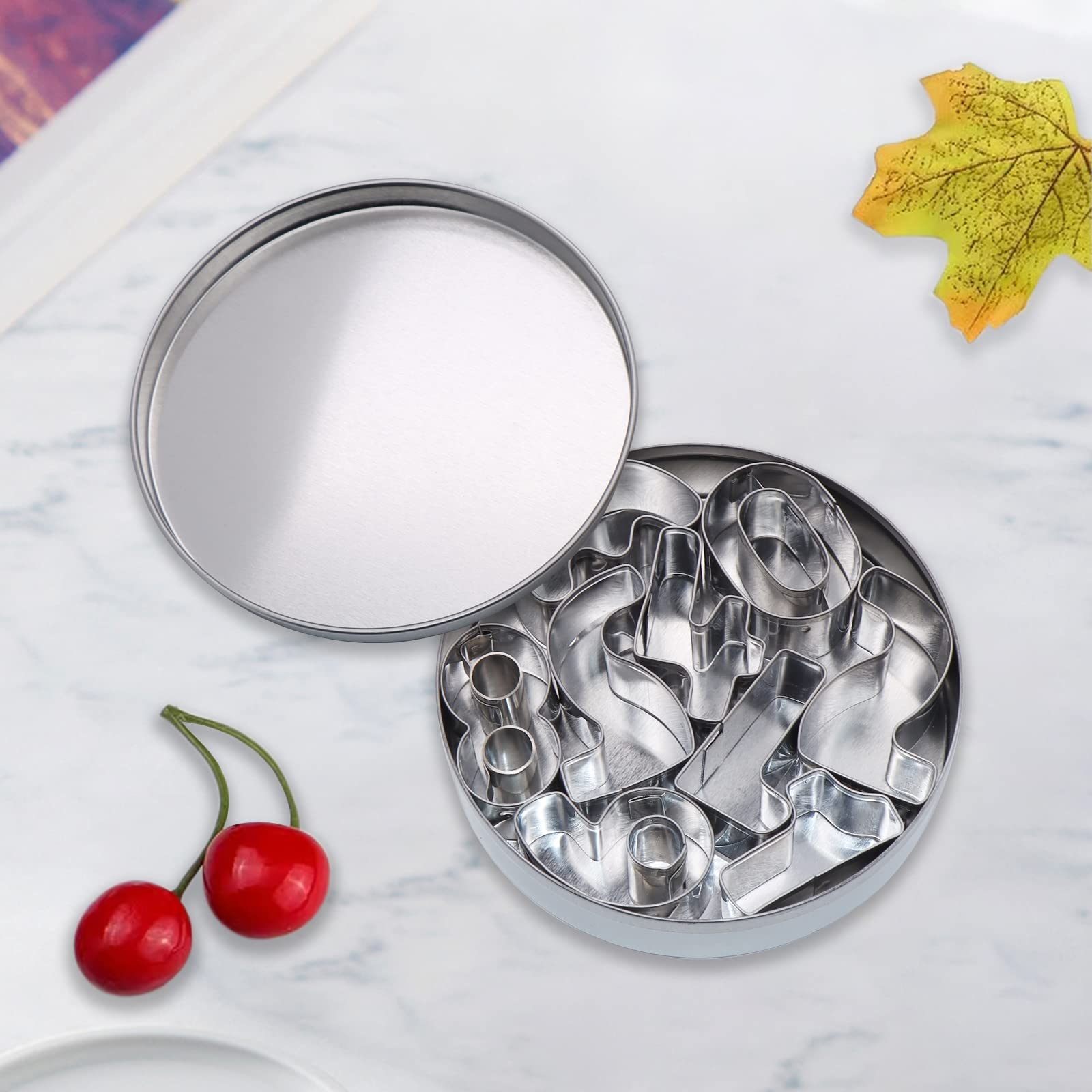 Cutters 9 Piece Numbers Cookie Cutter - Stainless Steel Numbers Cutter Set Tools - for Home Kitchen Birthday Baby Shower Party Supplies