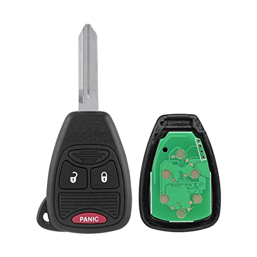 Keyless Entry Remote Control Key Fob Fits for Dodge Caliber Dakota Durango Magnum Nitro Ram/Mitsubishi Raider 2004 2005 2006 2007 2008 2009 2010 2011 2012 OHT692713AA, OHT692427AA (Pack of 2)