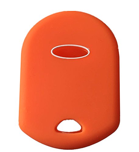 Rpkey Silicone Keyless Entry Remote Control Key Fob Cover Case protector Replacement Fit For Ford Lincoln Mercury OUCD6000022 164-R8046 164-R7040 CWTWB1U722 (Orange)