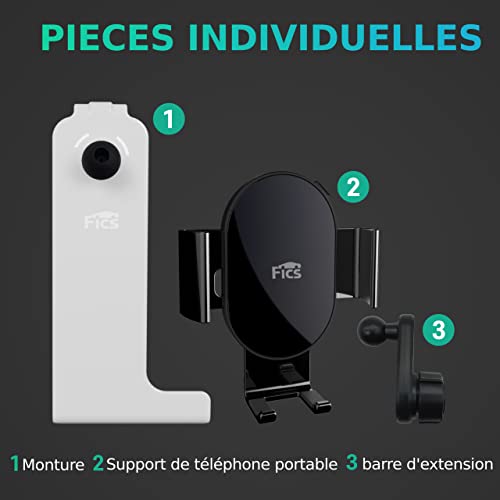 FICS IONIQ 5 Mobile Phone Holder β Designed to Fit Perfectly Only in The Hyundai IONIQ 5 β Supports iPhone SE, 12, 13, 14, 14 Max/Galaxy/Razr