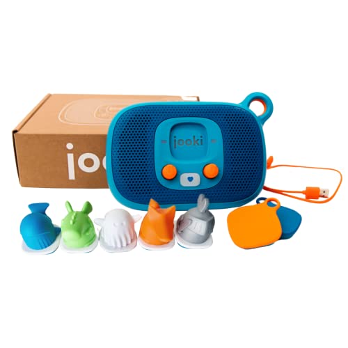 Jooki Music Player for Kids Favorite Bundle - Portable Audio Player- Screen Free Imagination Building (Player + 2 Tokens + 5 Figurines)