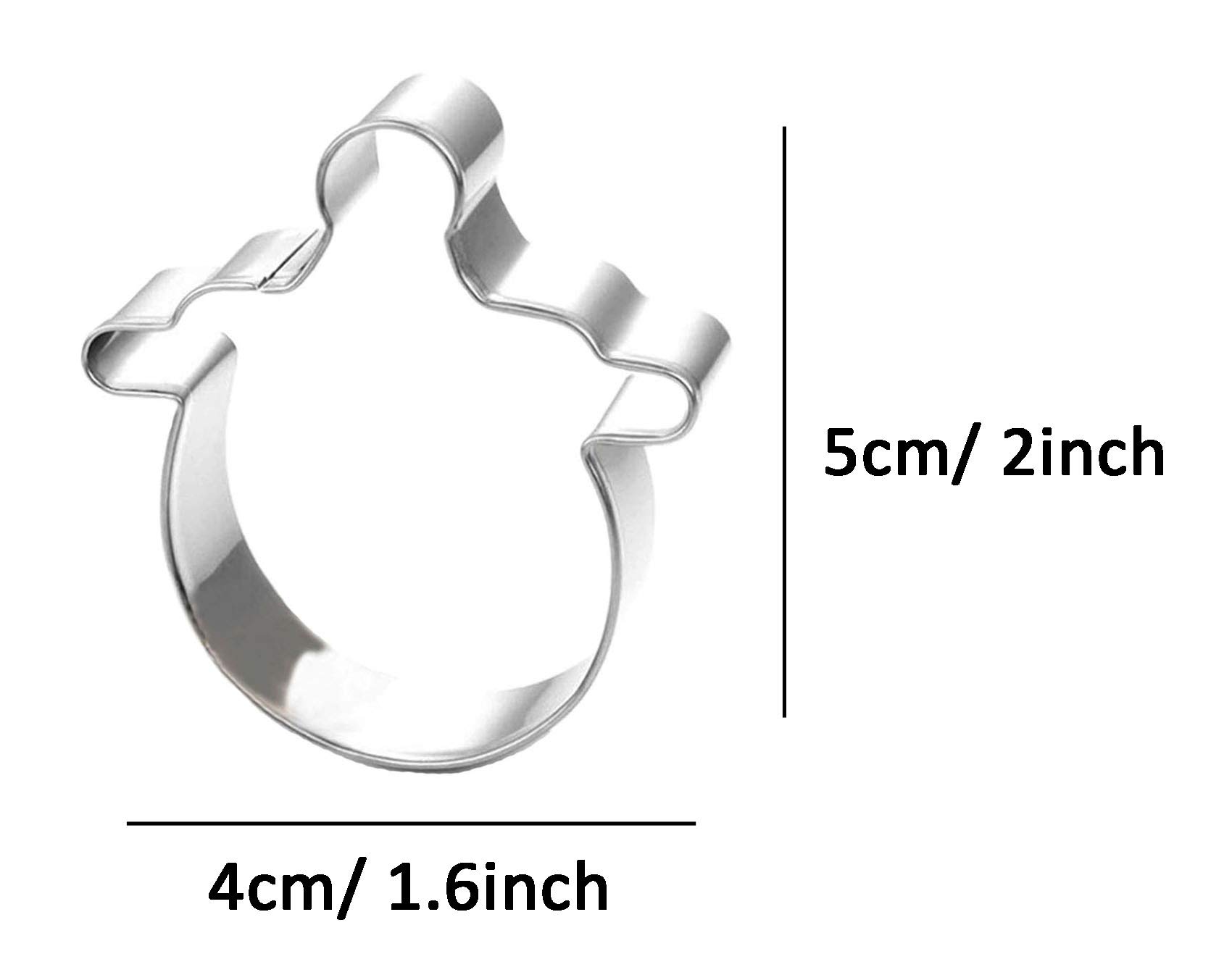 ZDYWY Mini Baby Bottle Teat Nipple Pacifier Shaped Cookie Cutter for Baby Shower
