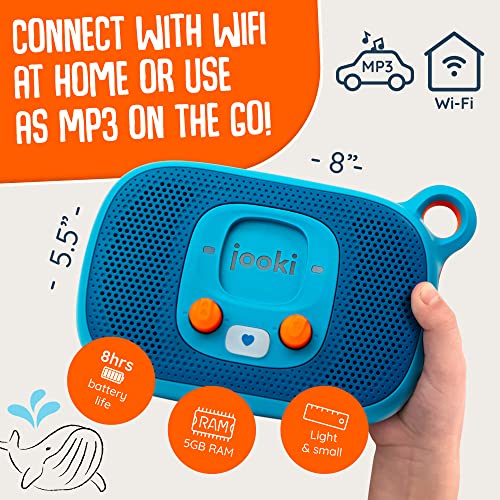 Jooki Music Player for Kids Favorite Bundle - Portable Audio Player- Screen Free Imagination Building (Player + 2 Tokens + 5 Figurines)