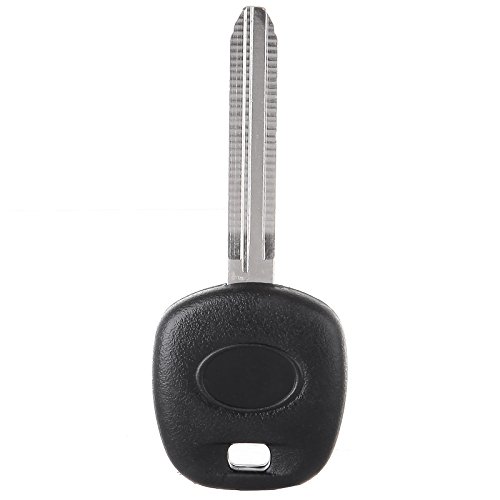 ECCPP 1X Uncut Ignition Key Fob Replacement for 03-11 for Toyota Landcruiser Camry 4 Runner Highlander Sienna Solara Tacoma Avalon Corolla Matrix Rav4 Sequoia Tundra Yaris Venza TOY44DPT 89785-60160C