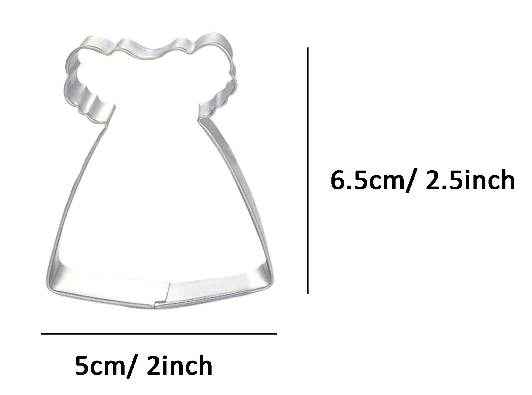 ZDYWY Baby Skirt Dress Shaped Cookie Cutter