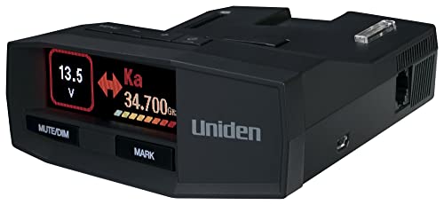 UNIDEN R8 Extreme Long-Range Radar/Laser Detector, Dual-Antennas Front & Rear Detection w/Directional Arrows, Built-in GPS w/Real-Time Alerts, Voice Alerts, Red Light Camera and Speed Camera Alerts