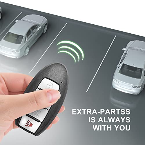 Extra-Partss Smart Car Key Fob Replacement for Altima 2016 2017 2018 Proximity 4 Button Remote KR5S180144014 4A Chip (1)