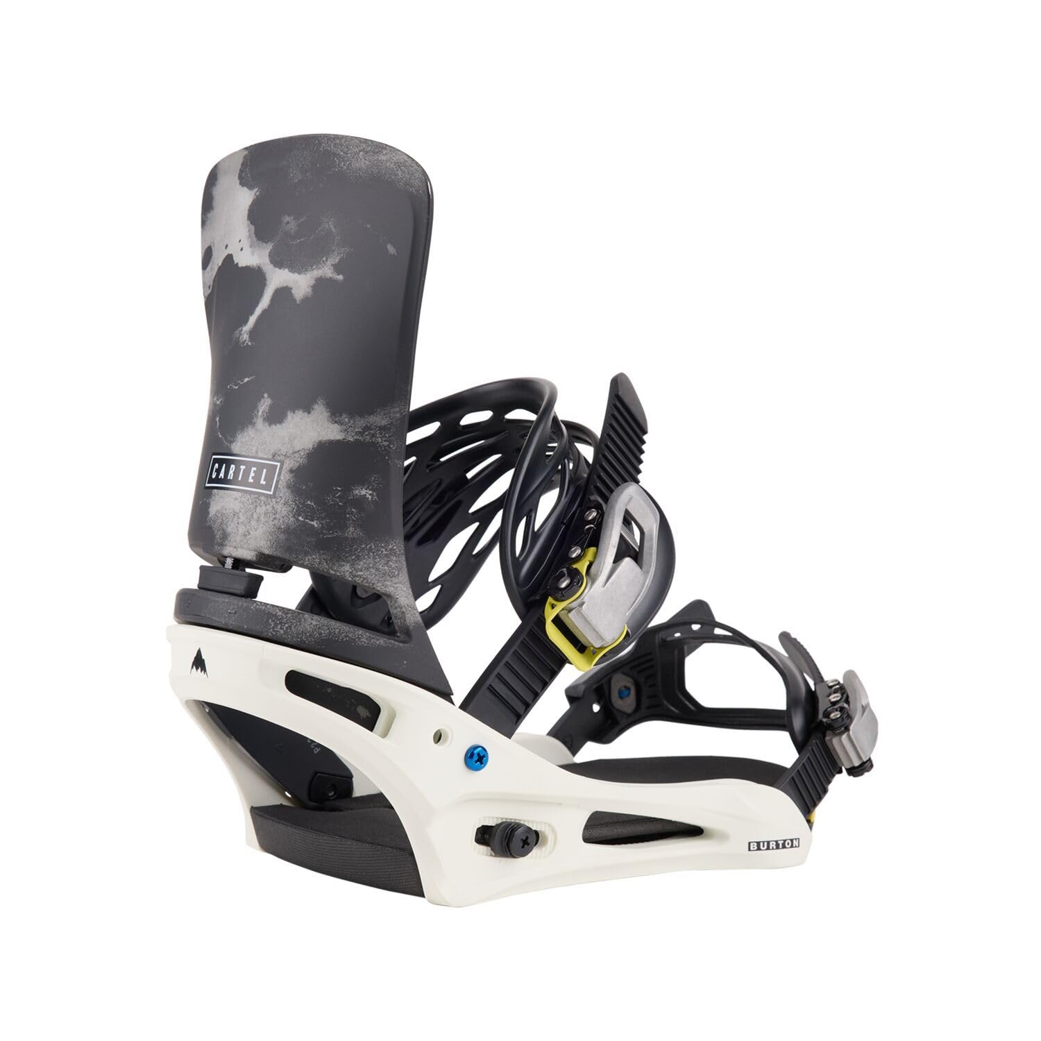 Burton Men's Cartel Re:Flex Snowboard Bindings (103_whtgrphc, Medium)