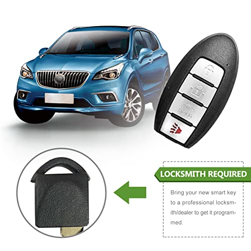 Extra-Partss Smart Car Key Fob Replacement for Altima 2016 2017 2018 Proximity 4 Button Remote KR5S180144014 4A Chip (1)