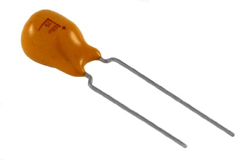 NTE Electronics TD68M20 Series TD Solid Tantalum Capacitor, Radial Lead, 68 ”F Capacitance, 20% Tolerance, 20V