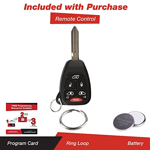 KeylessOption Keyless Entry Remote Control Car Key Fob Ignition Key Replacement for M3N5WY72XX