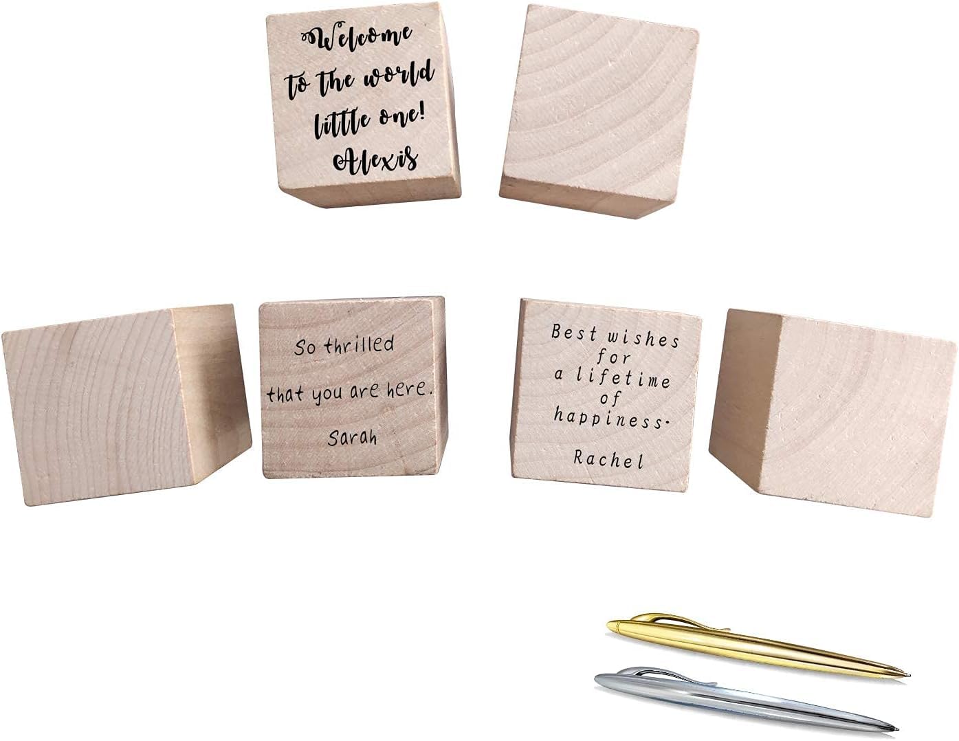 Oh Baby Blocks for Baby Shower Oh Baby Sign Small Wooden Baby Shower Table Decorations Centerpieces 1.6"