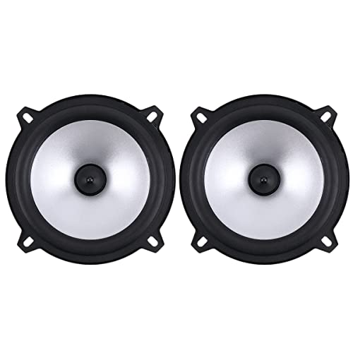 ePathChinaĀ® 2pcs 5 Inch 60W 2 Way Coaxial Car Speakers Automobile HiFi Full Range Frequency Sensitivity Power Loudspeaker