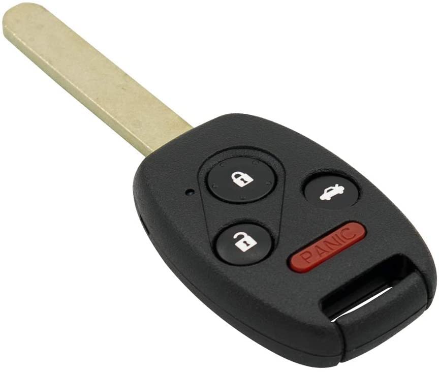 [1 PCS]Doiplent N5F-S0084A Key Fob Replacement Keyless Entry Remote Control Uncut Ignition Transponder Key for Honda 2006-2013 Civic EX EX-L SI